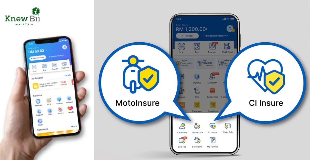 Touch 'n Go eWallet Tawar Produk Insurans | Knewbii